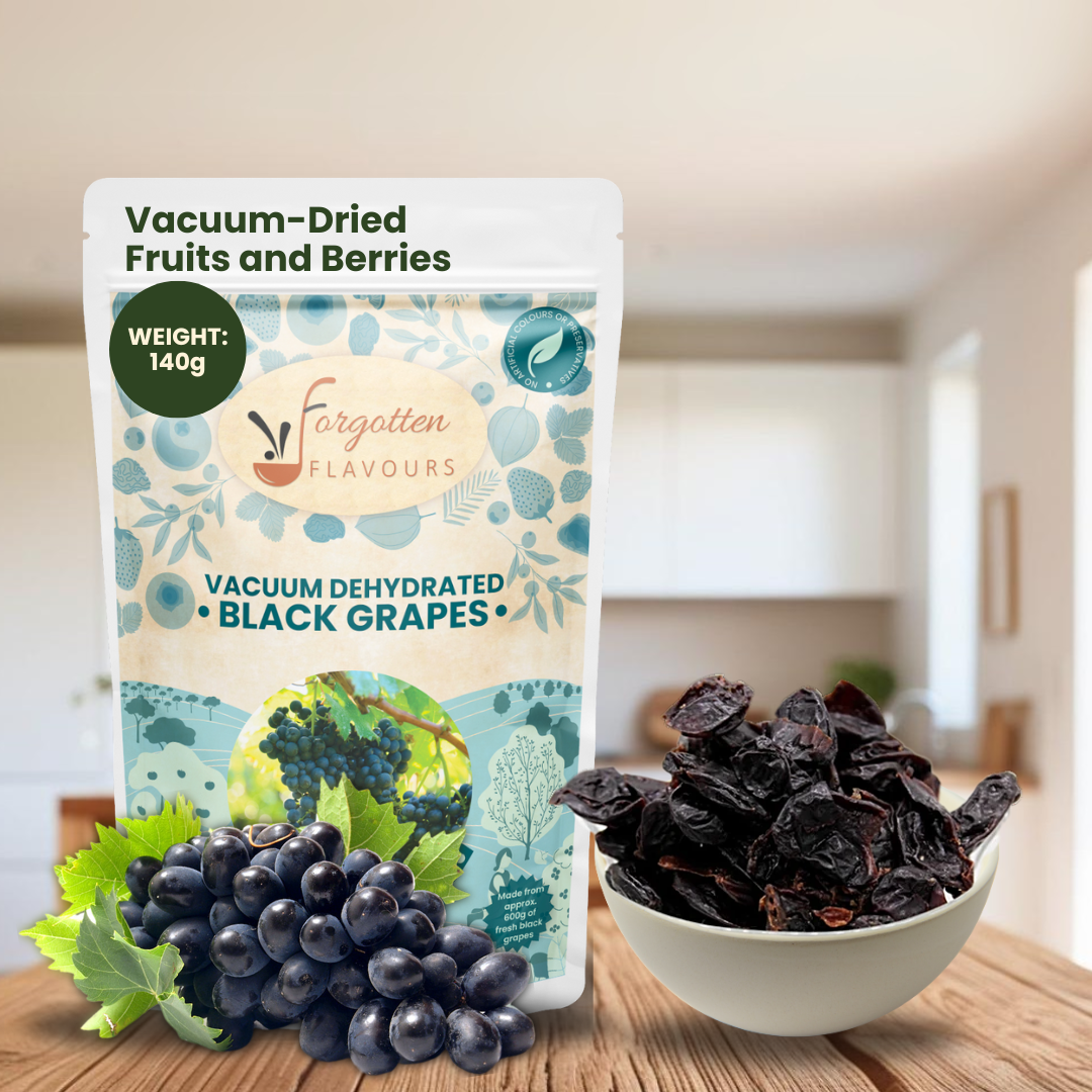 Dried Black Grape Soft Candy | 140 grams | Low Sugar, High Flavour | V ...
