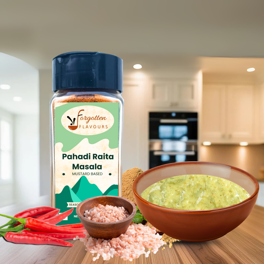 Authentic Pahadi Raita Masala | Rai/Mustard Based | Exotic Pahadi Seas ...