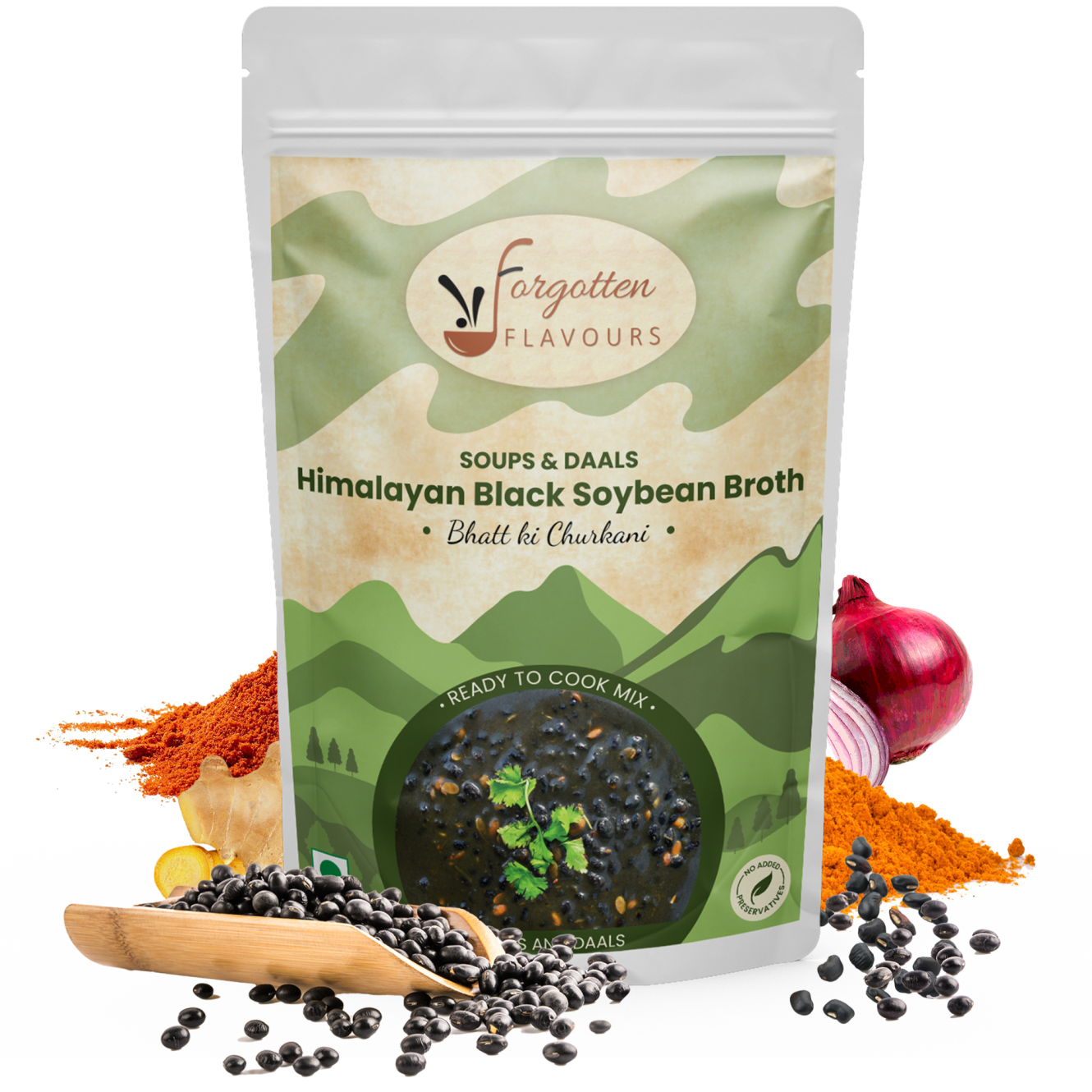 Himalayan Black Soybean Dal (Bhatt ki Churkani), Ready to Cook Mix ...